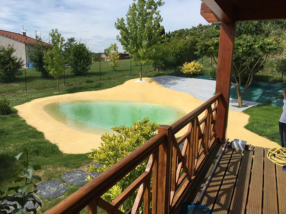 Piscinas de arena tipo playa a medida - Piscinas Athena